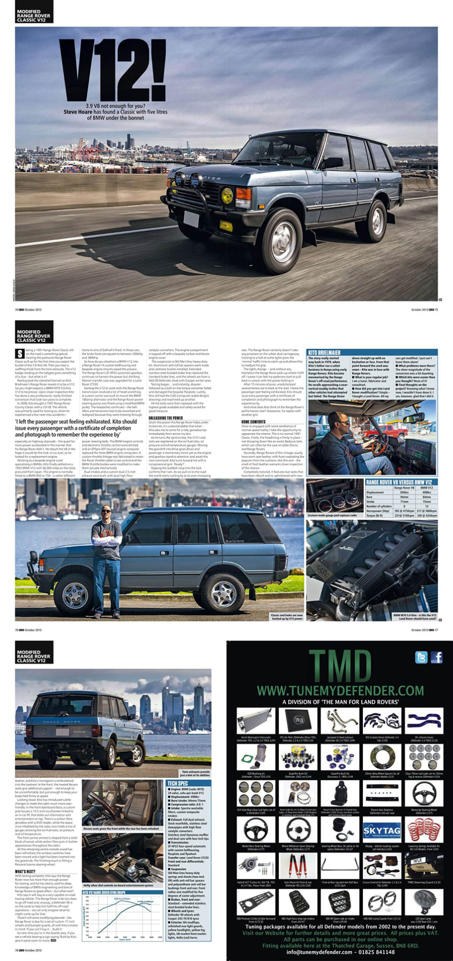 Kito’s V12 Range Rover for LRO | Armin Ausejo Photography